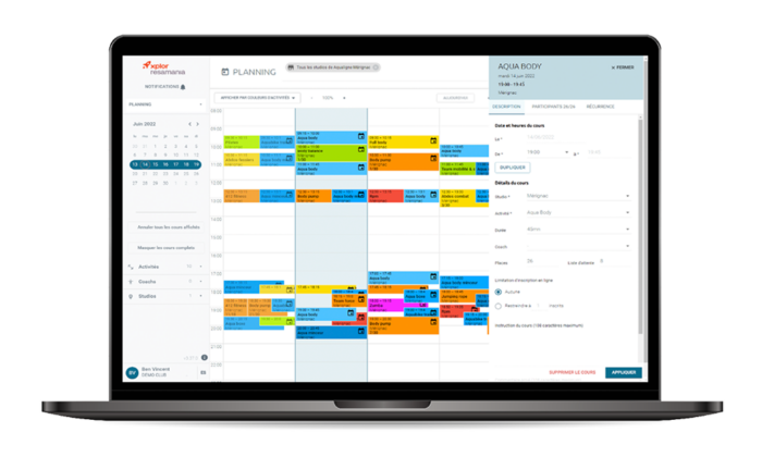 Xplor Resamania : Logiciel, Fonctionnalités, Tarifs | Fitness Boost